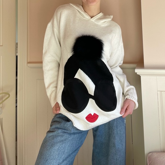 Alice + Olivia | Sweaters | Alice Olivia Vernie Stace Face Woolblend ...